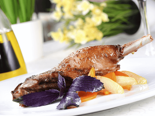 Pollo confitado en aceites de oliva - Aceites de Oliva de España